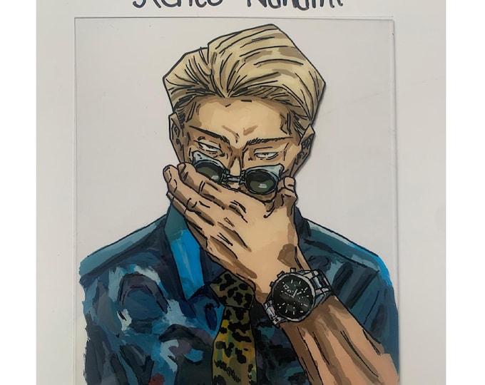 Jujutsu Kaisen's Kento Nanami X Glitter Background - Etsy Canada