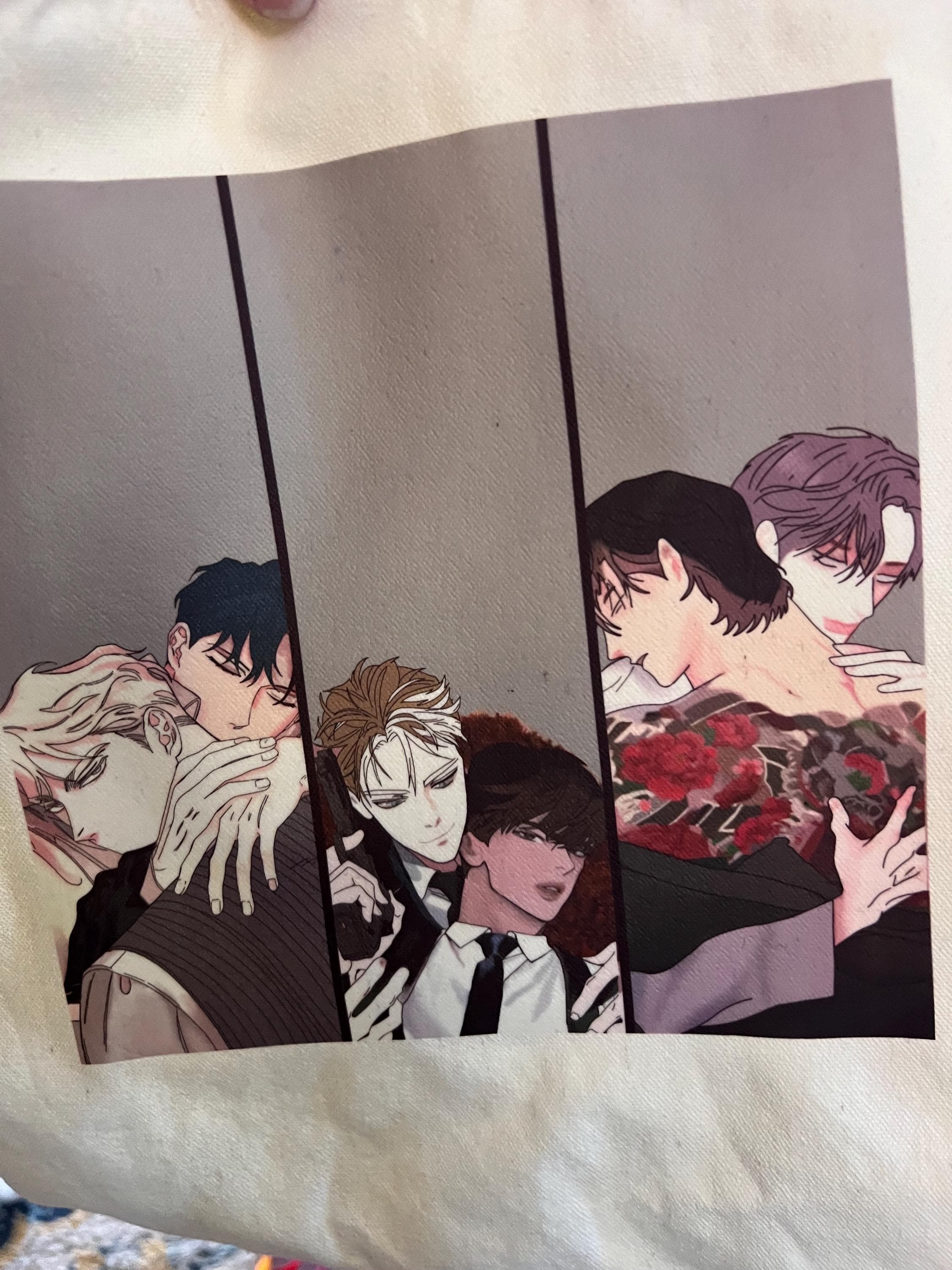 YAOI Mafia Line Tote Bag | Manhwa Fanmerch | Anime Fanart | Gift for BL ...