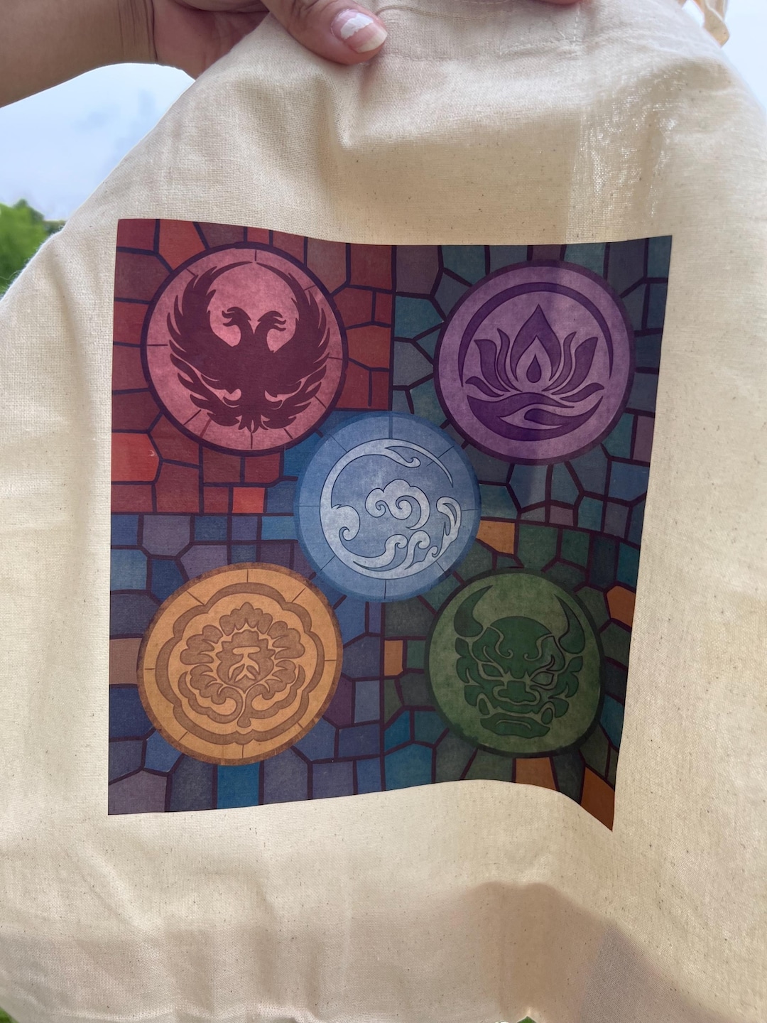 The Untamed Sect Logo Tote Bag – MDZS Canvas Bag | Gusu Lan, Yunmeng ...