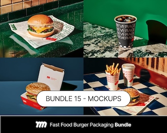 Fast Food Meal Packaging Mockup for Branding Design | High-res 4000 Px ...