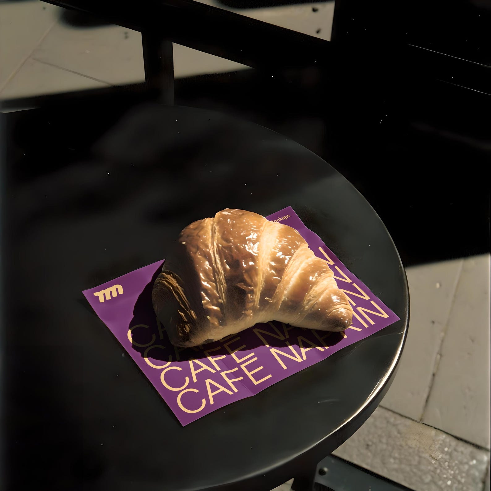 Cafe Coffee Napkin Mockup for Branding Design | High Resolution 4000 Px ...