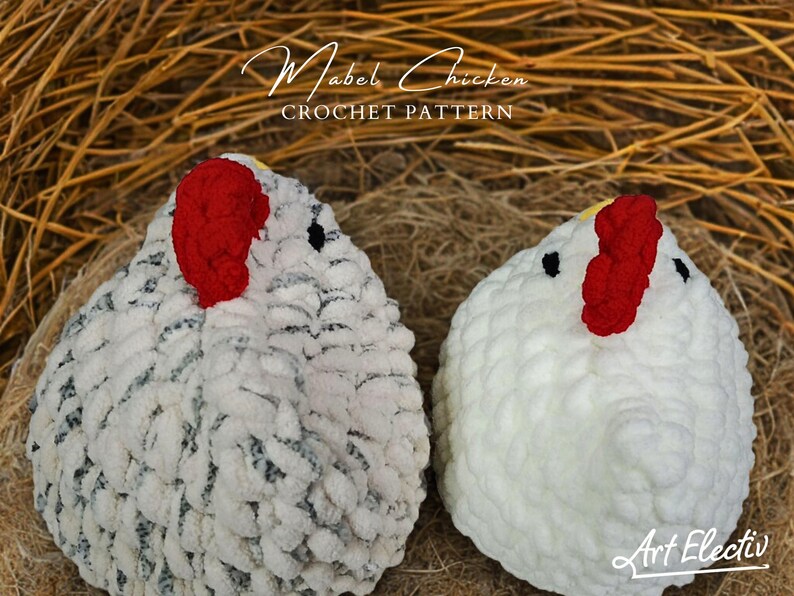 Mabel Chicken Crochet Pattern, Crochet Mabel Chicken Pattern, Mabel ...