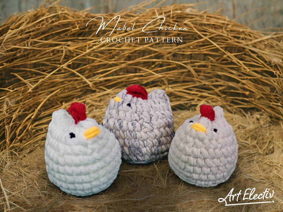 Mabel Chicken Crochet Pattern, Crochet Mabel Chicken Pattern, Mabel ...