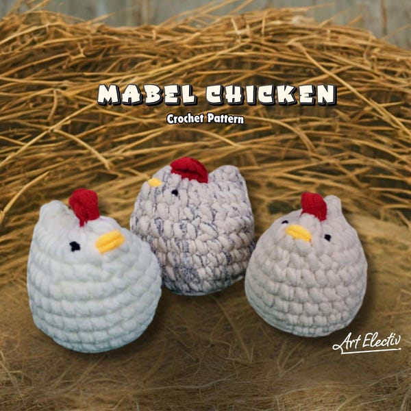 Mabel Chicken Crochet Pattern - Etsy