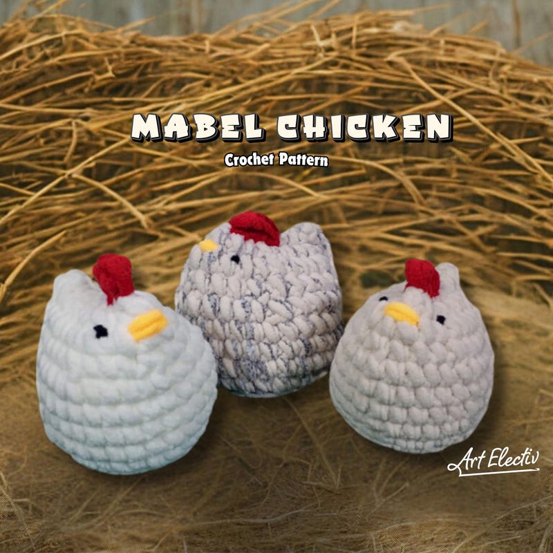Mabel Chicken Crochet Pattern - Etsy