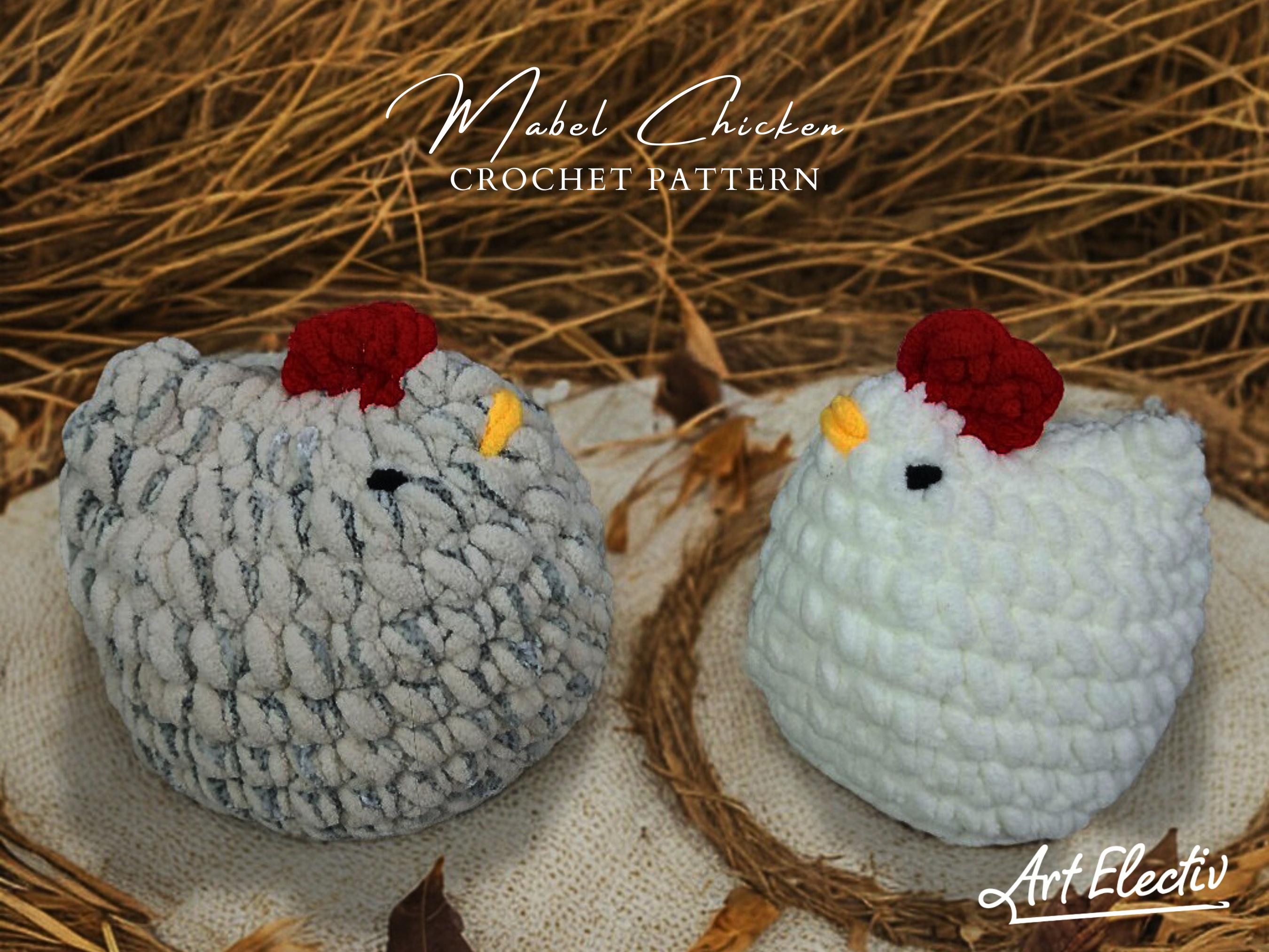 Mabel Chicken Crochet Pattern, Crochet Mabel Chicken Pattern, Mabel ...