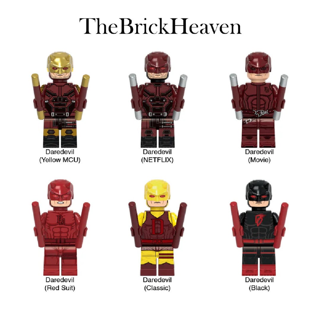 Daredevil Custom Minifigures Minifigures MOC - Etsy