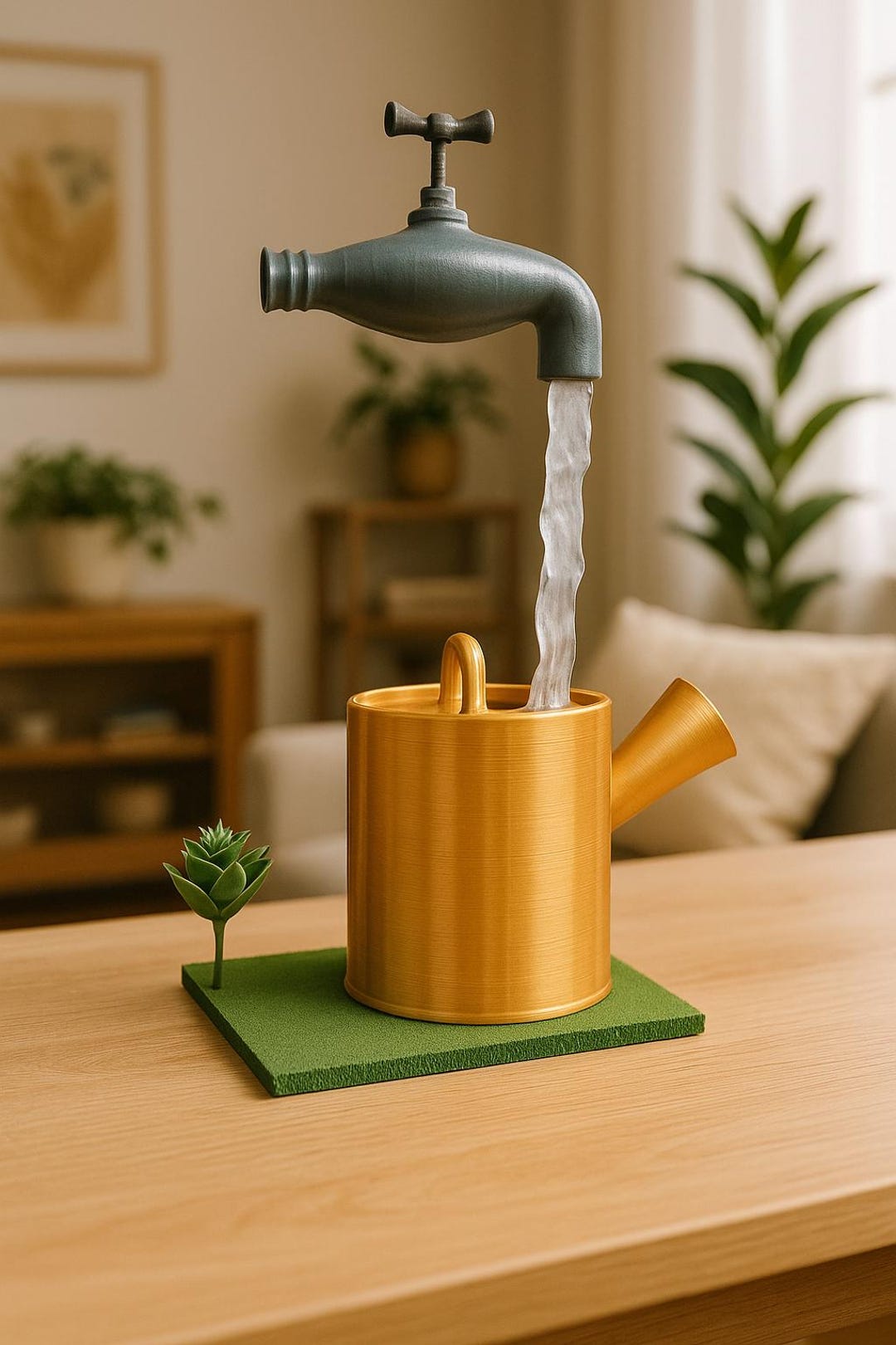 The Illusion of a Floating Faucet - Etsy