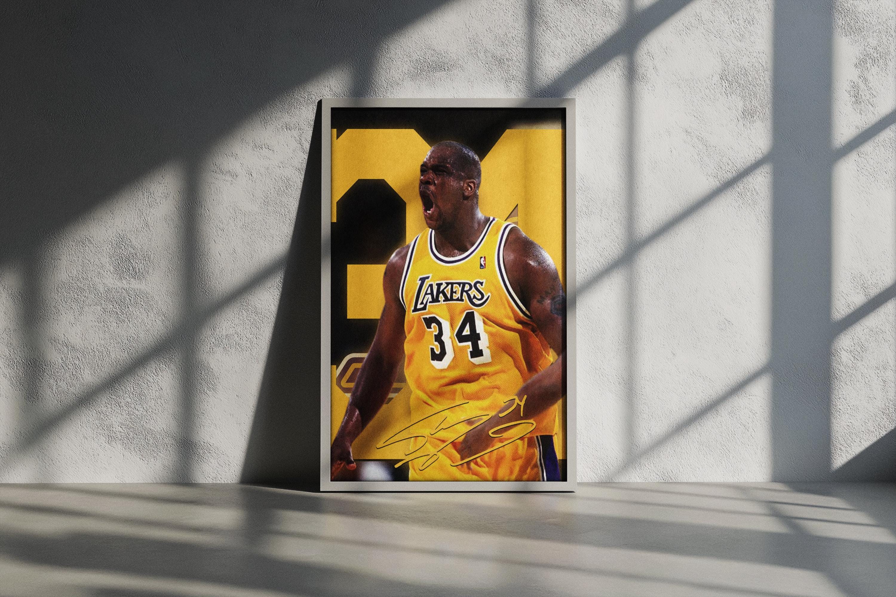 Shaquille O'neal Poster Display Your Favourite Basketball Player ...