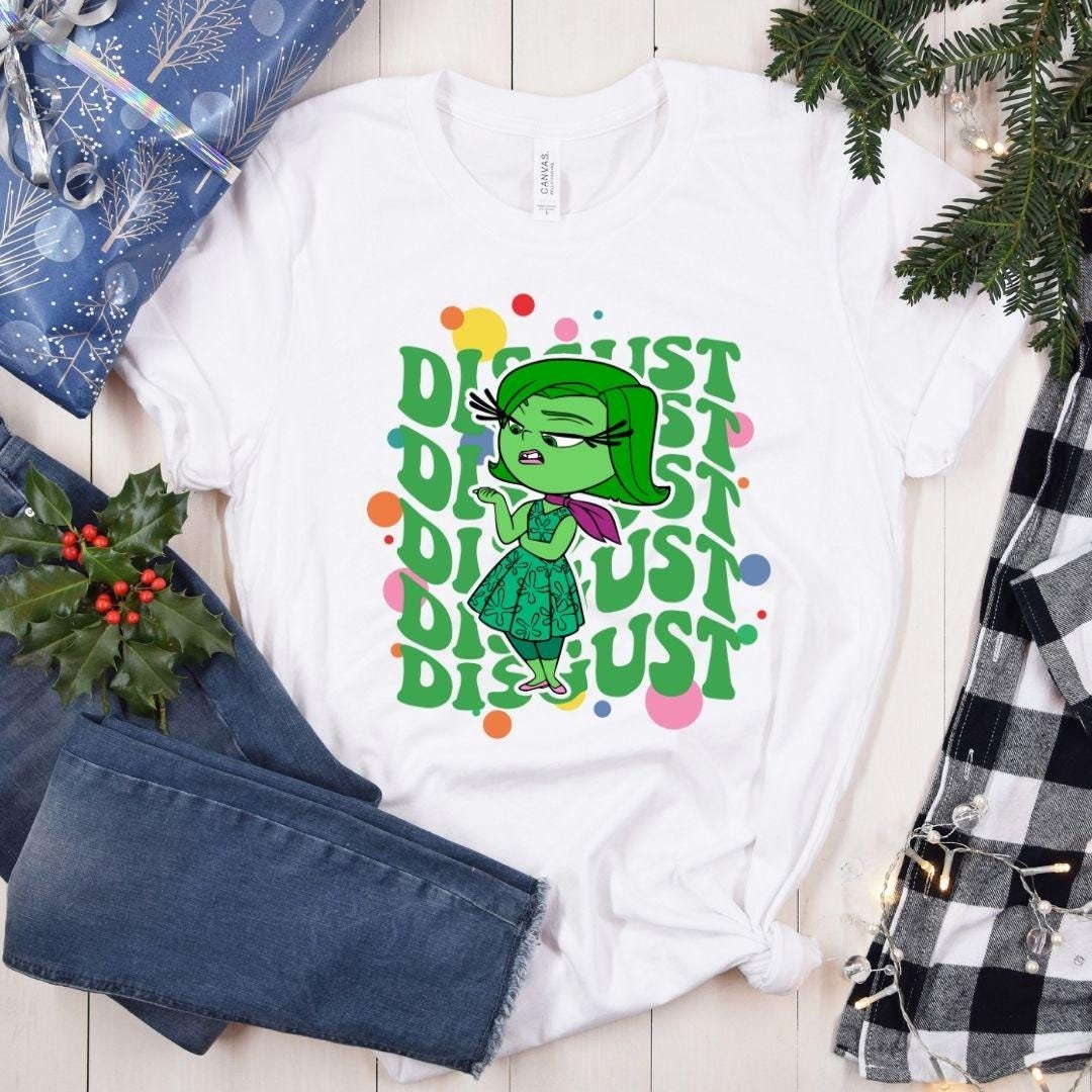 Inside Out Disgust Shirt, Disney Movie Tee, Inside Out Emotion Shirt ...
