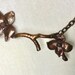 Copper Plated Dogwood Flowers Metal Necklace, Electroformed Flowers ...