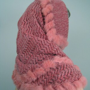 Openwork Lacy Knit Poncho Hood - Etsy