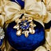 Navy Blue Velvet Box-christmas Ornament Holiday Gift Set Decoration ...