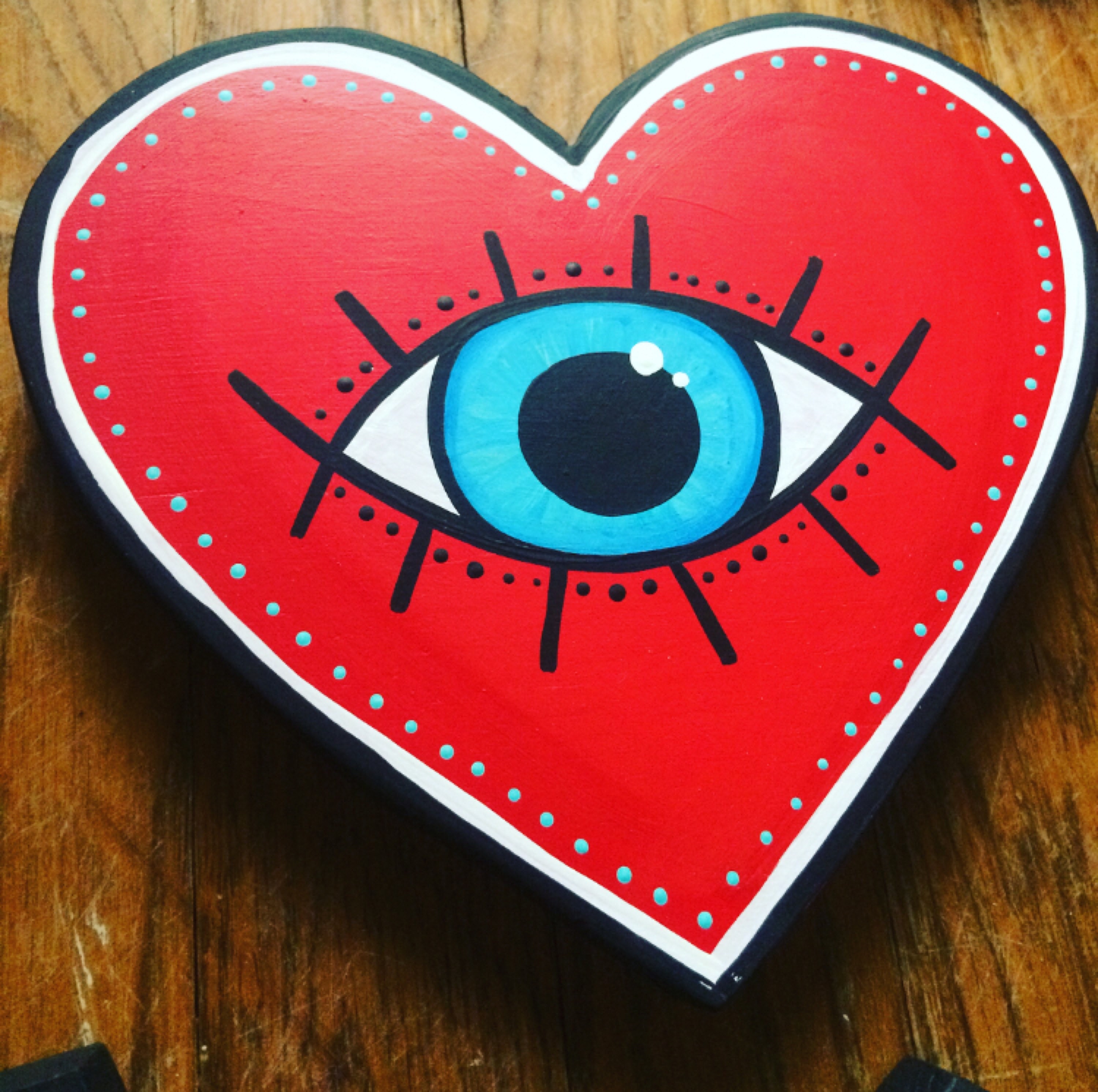 Heart Shaped Wooden Jewelry Display Jewelry Organizer | Etsy