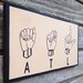 ATL Sign Language Sign - Etsy