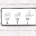 Atlanta Art Sign Language Wall Art Atlanta Sign ATL Sign - Etsy