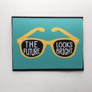 The Future Looks Bright Greeting Card - Etsy