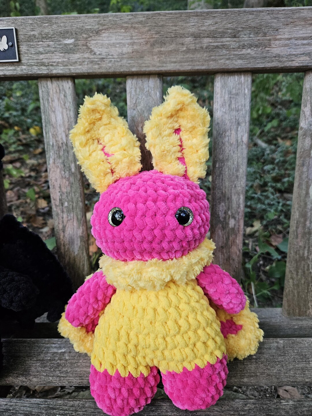 Crochet Rosy Maple Mothman Plushie (pink and Yellow) - Etsy