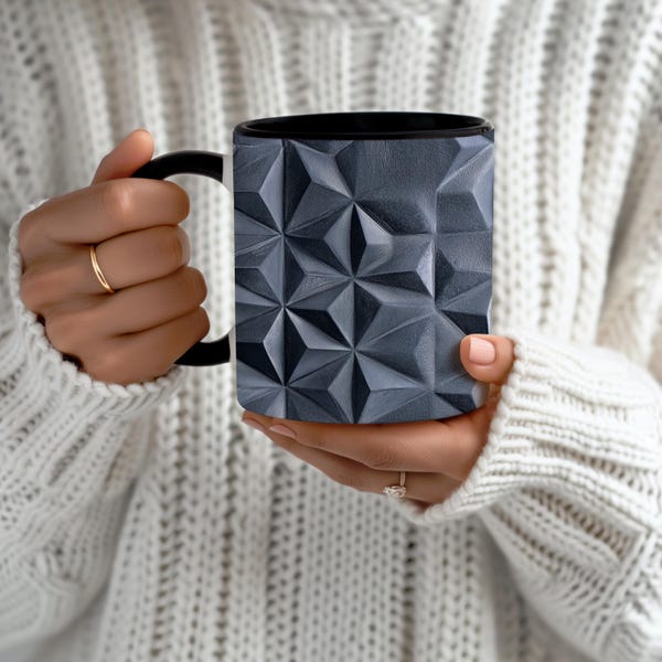 Geometric Mug - Etsy