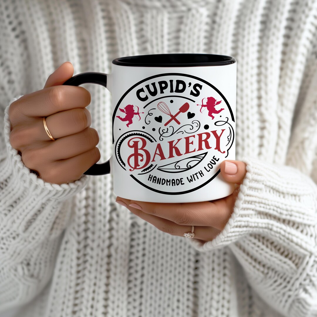 Cupids Bakery Mug Handmade With Love, Perfect Valentine's Gift for ...