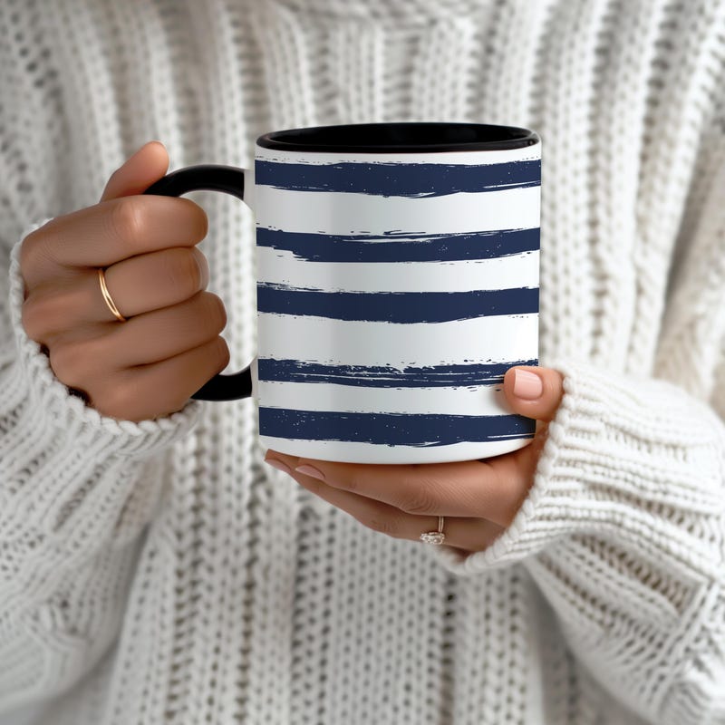 Striped Mugs - Etsy UK
