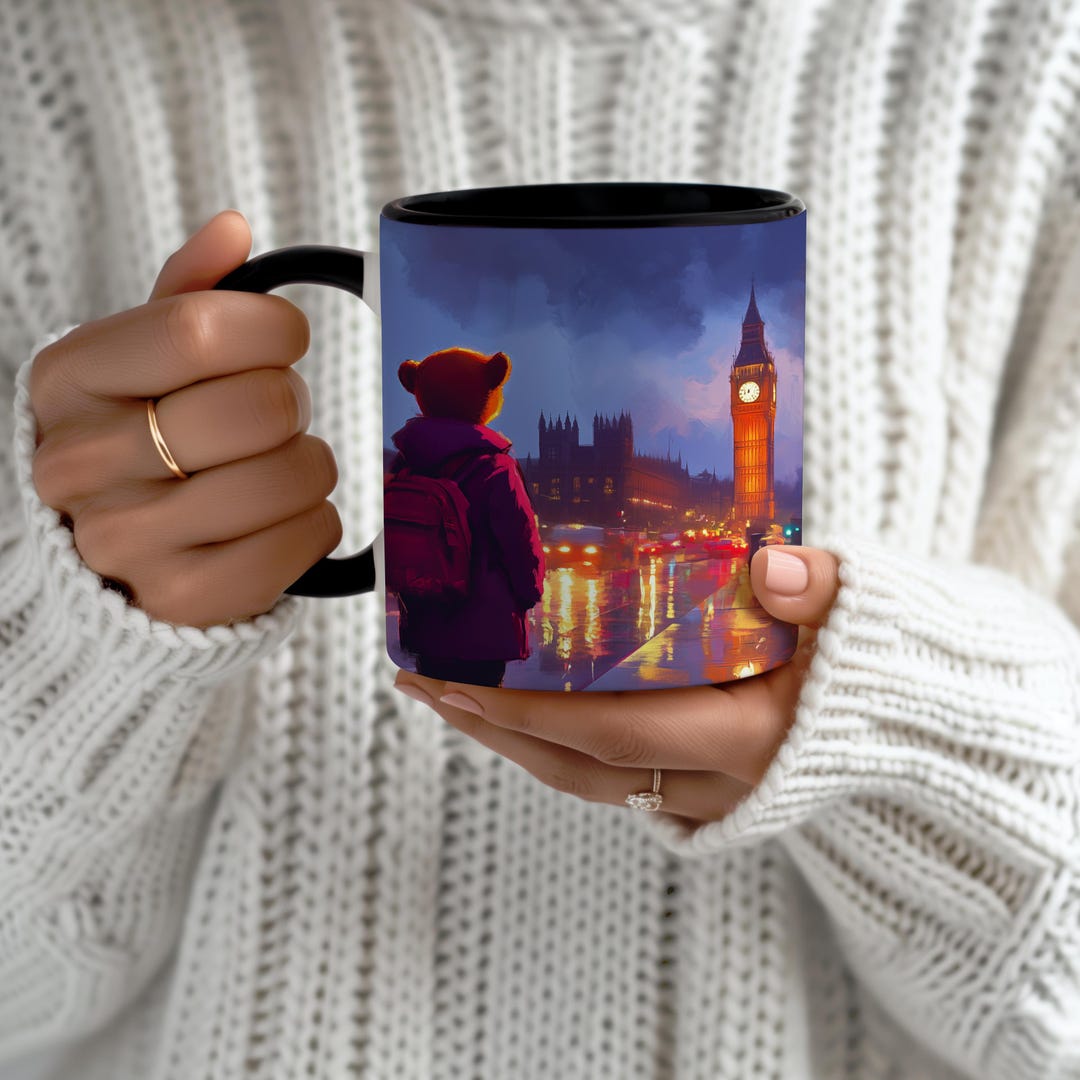 Paddington Bear at Londons Big Ben and Mug . Paddington Cup 11oz ...