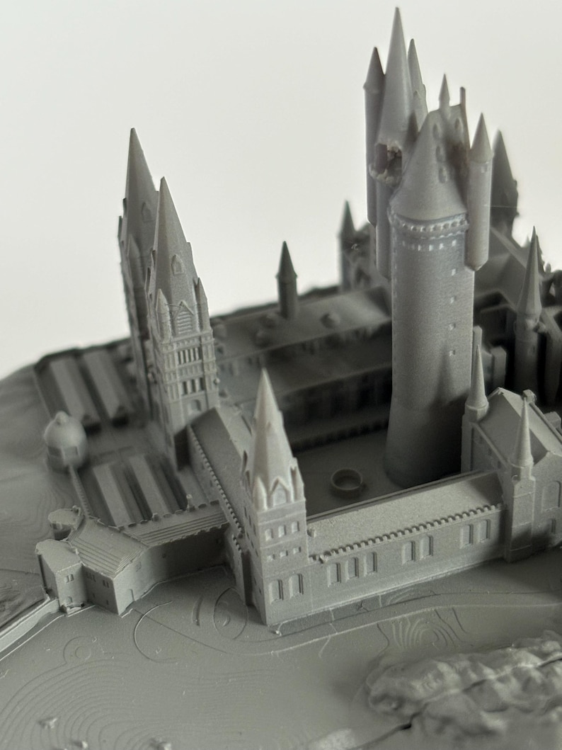Hogwarts Castle Harry Potter Scale Model for Painting Primed ...