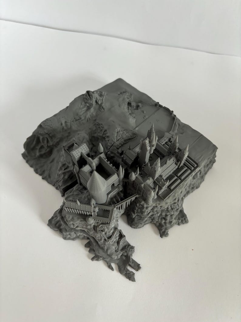Hogwarts Castle Harry Potter Scale Model for Painting Primed ...