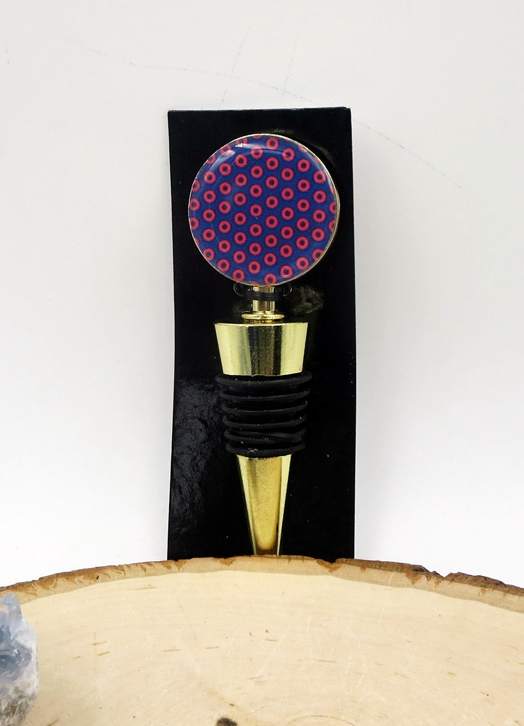 Phish Gold Wine Bottle Stopper for Music Fans Fishman Shower Hostess ...