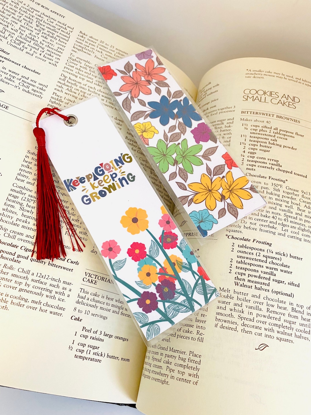 Flower Bookmarks for Women, Bookmarks With Tassels, Bookmarker, Gifts ...