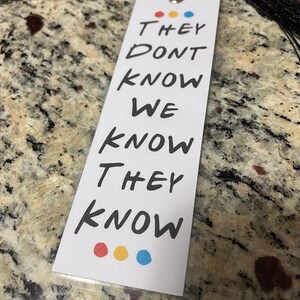 Bookmarks for Women, Bookmarks With Tassels, TV Shows, Friends Themed ...