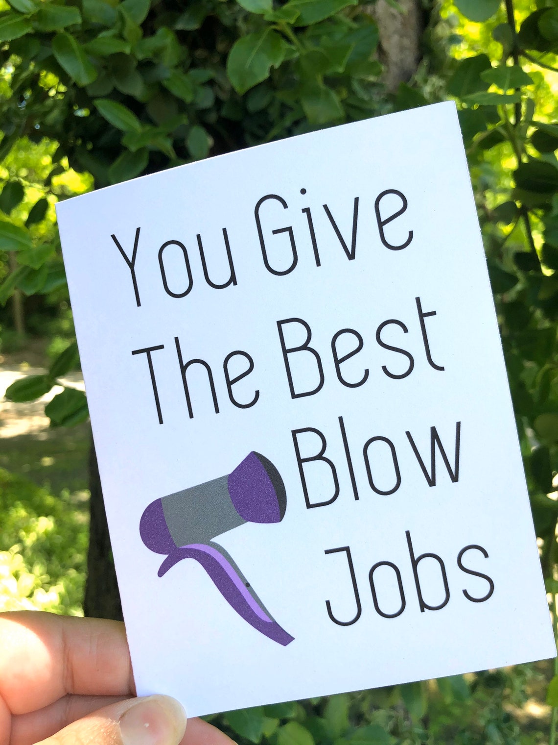 Funny Gag Gift Card Card for Hairdresser Hair Dresser Blow - Etsy