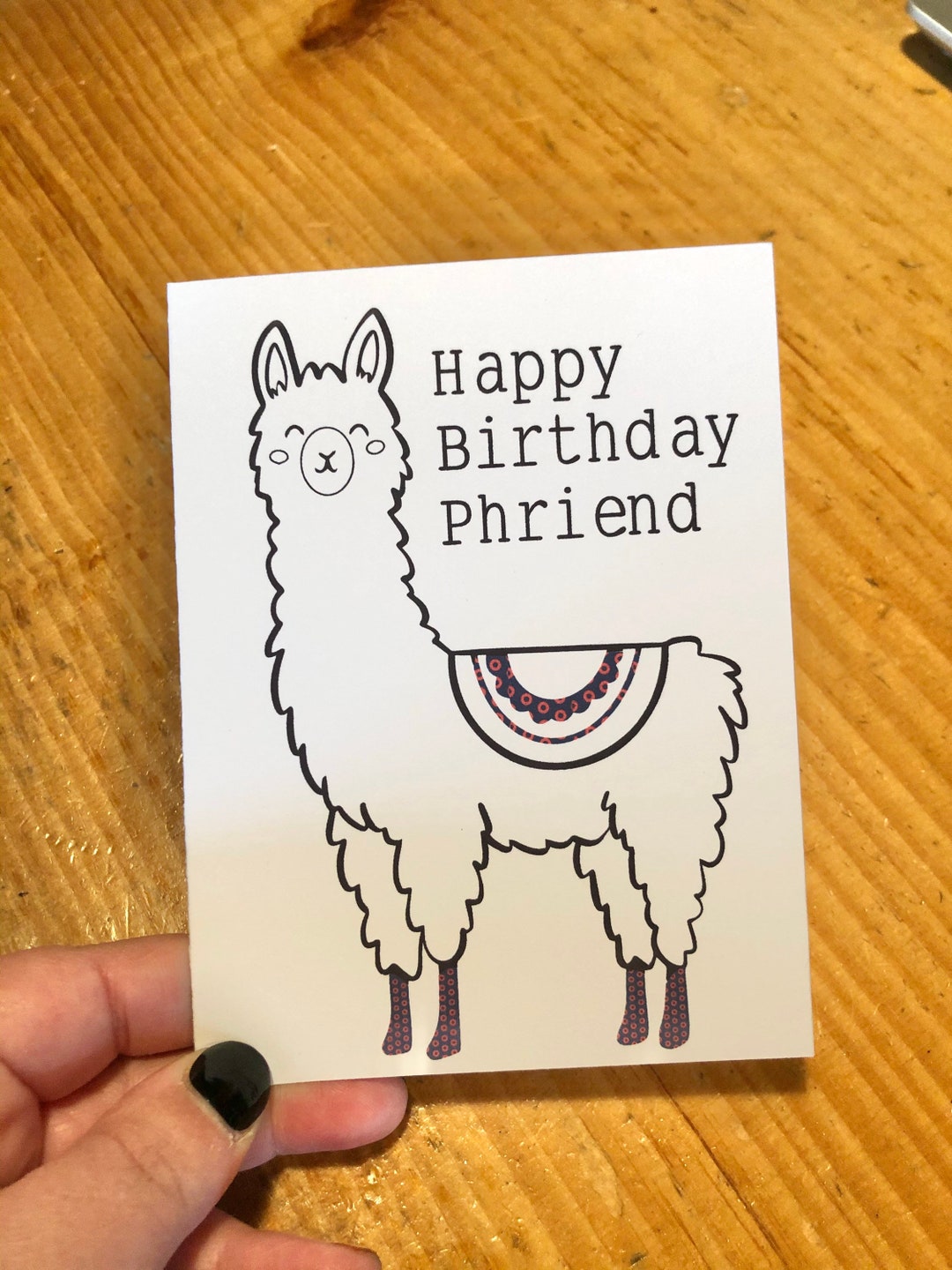 Phish Card, Llama Donut Card for Phish Fans, Phish Donut, Happy ...