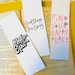 Custom Brand Logo Bookmark, Freebie for Small Business, Set of 12 ...