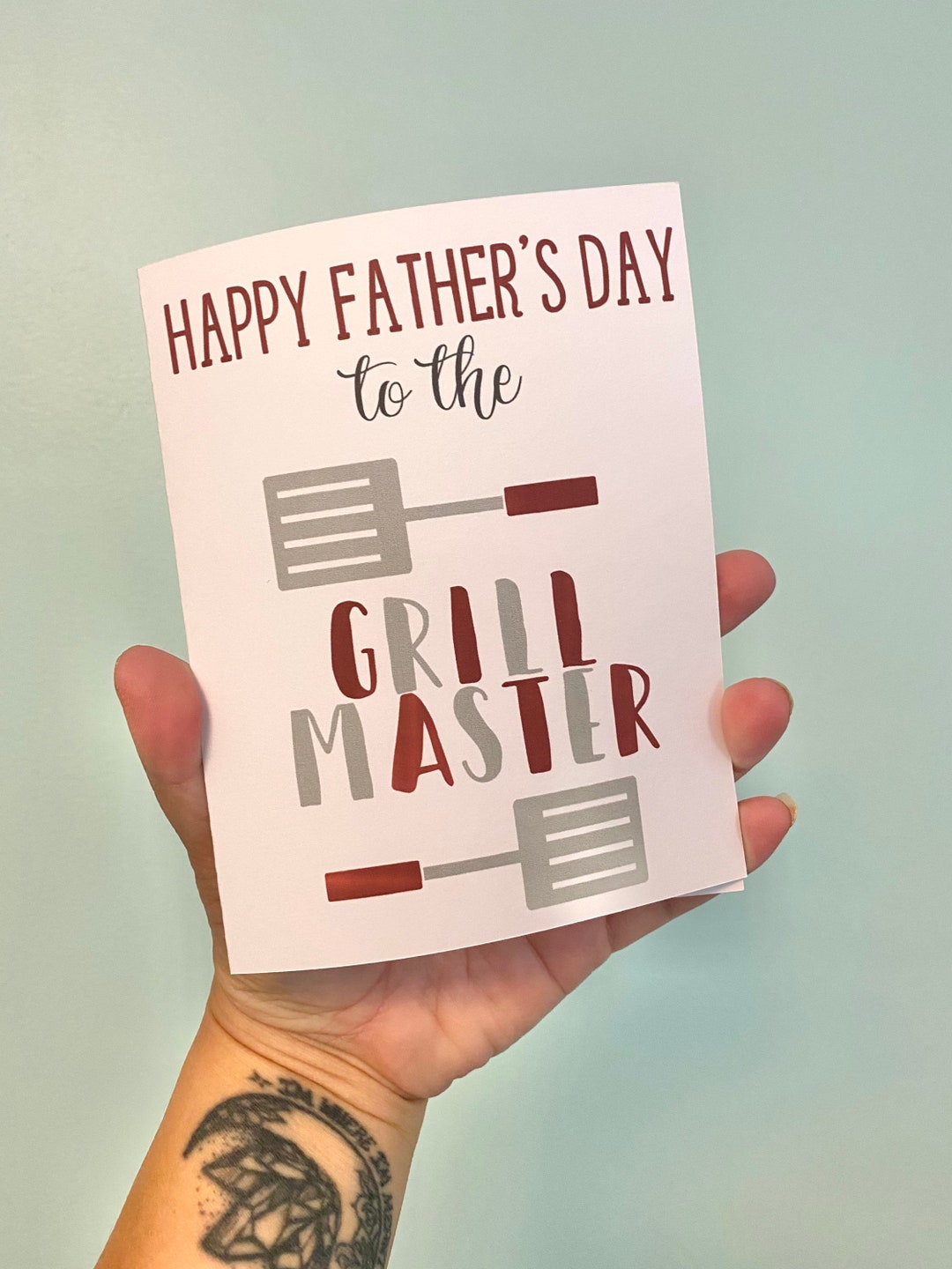Father's Day Card for Grill Master, Loves to Grill Cookout, to Give ...