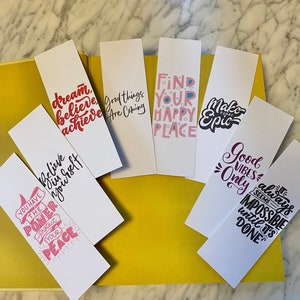 Custom Brand Logo Bookmark, Freebie for Small Business, Set of 12 ...