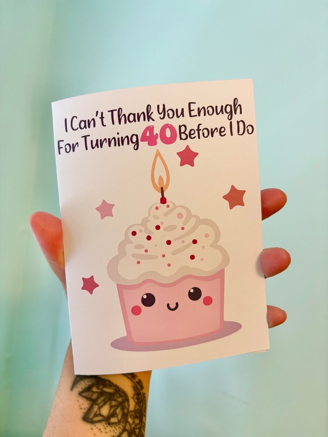 40th Birthday Card, Funny Greeting Card for Friends, 30th Birthday ...