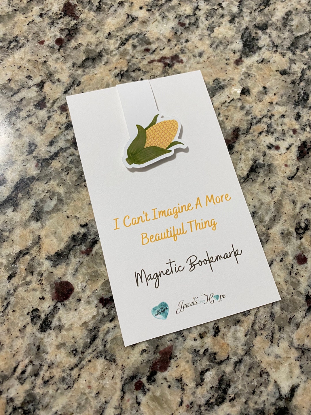 Corn Magnetic Bookmark Corn on the Cob Cute Small Book Mark - Etsy