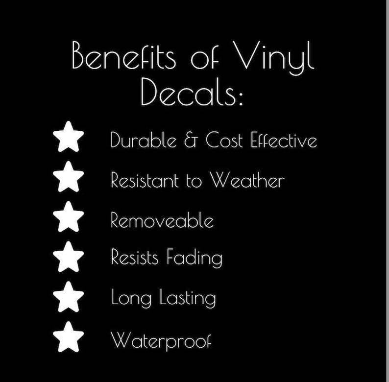 Custom Decals - Choose Your Font, Color, & Size - Custom Vinyl Text ...