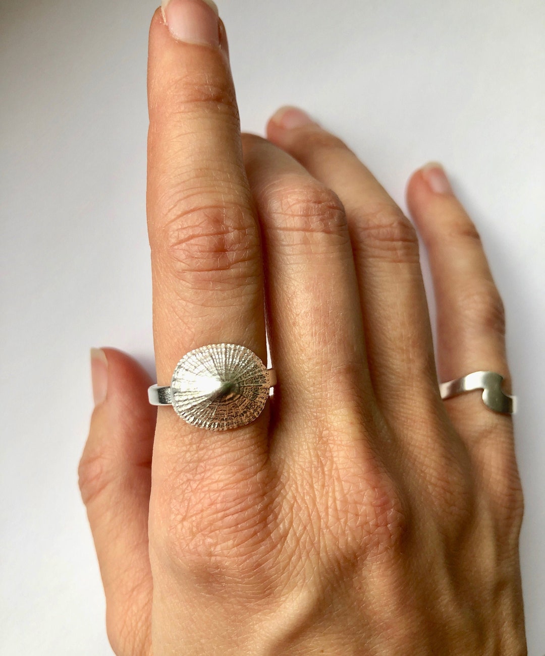Silver Shell Ring, Silver Limpet Ring, Mermaid Shell Ring, Beach Lover ...