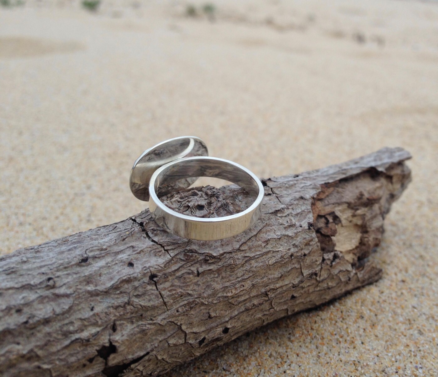 Shell Ring White Limpet Shell Ring Made of Sterling Silver - Etsy