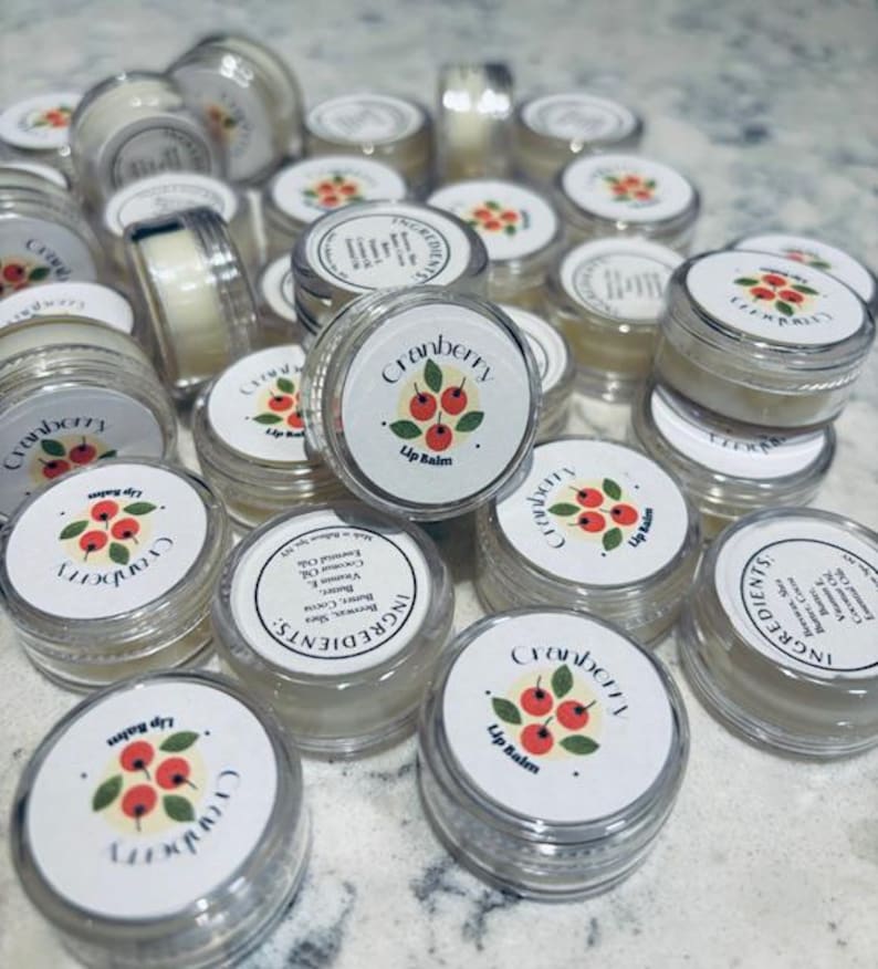 Lip Balm, Cranberry Scented - Etsy