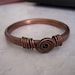 Copper Wire Wrapped Bangle - Etsy