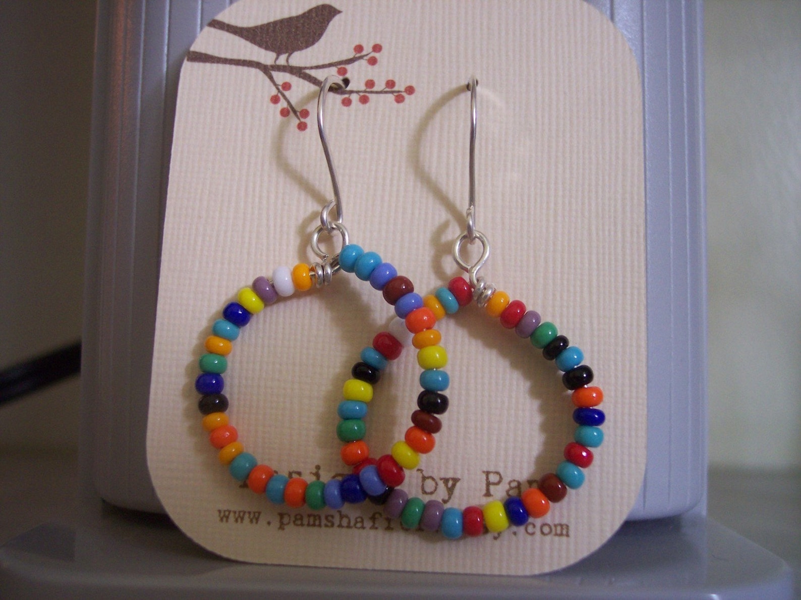 Multi-colored Hoops - Etsy