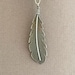 Split Feather Pendant - Etsy