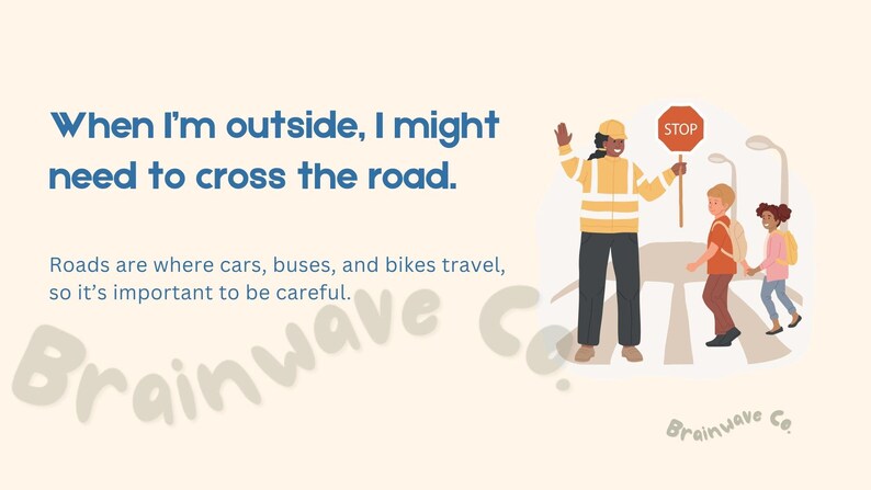 Social Story Road Safety - Etsy