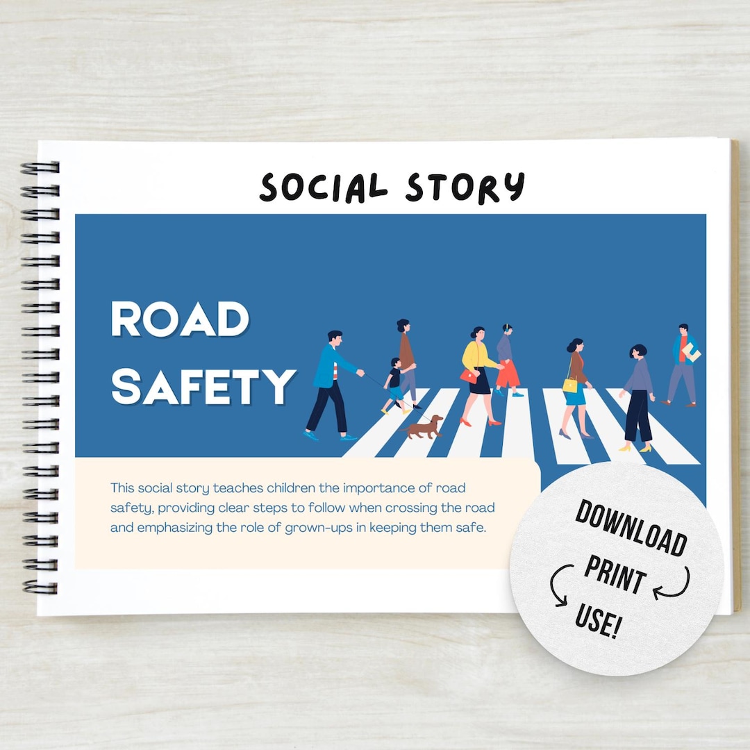 Social Story About Road Safety - Speech Therapy - Autism Nonverbal ...