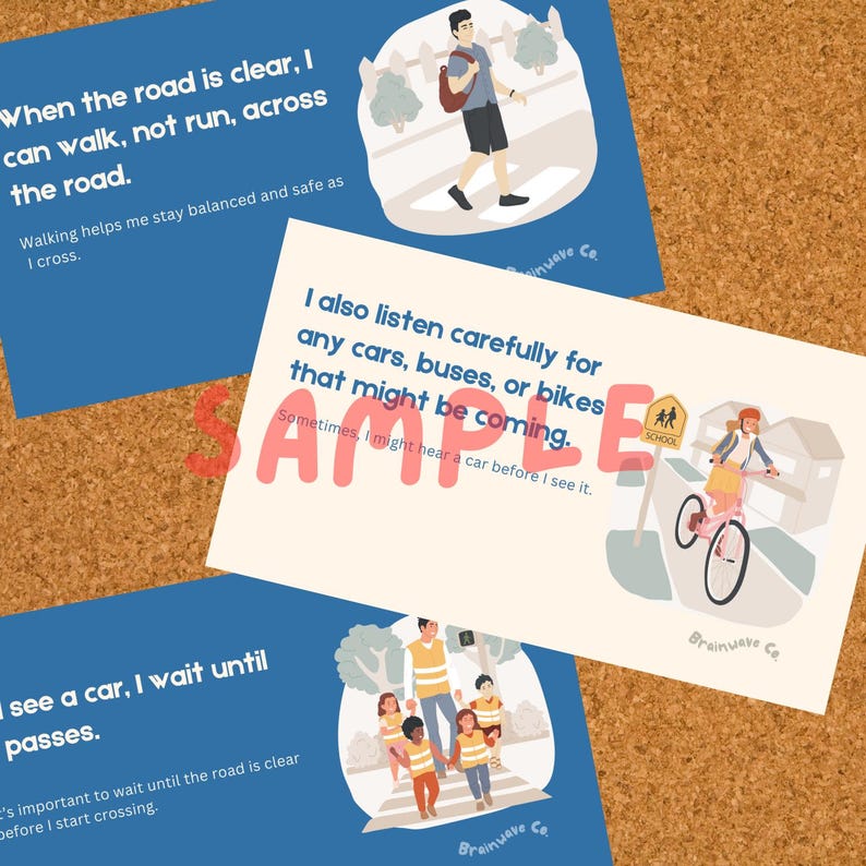 Social Story About Road Safety - Speech Therapy - Autism Nonverbal ...