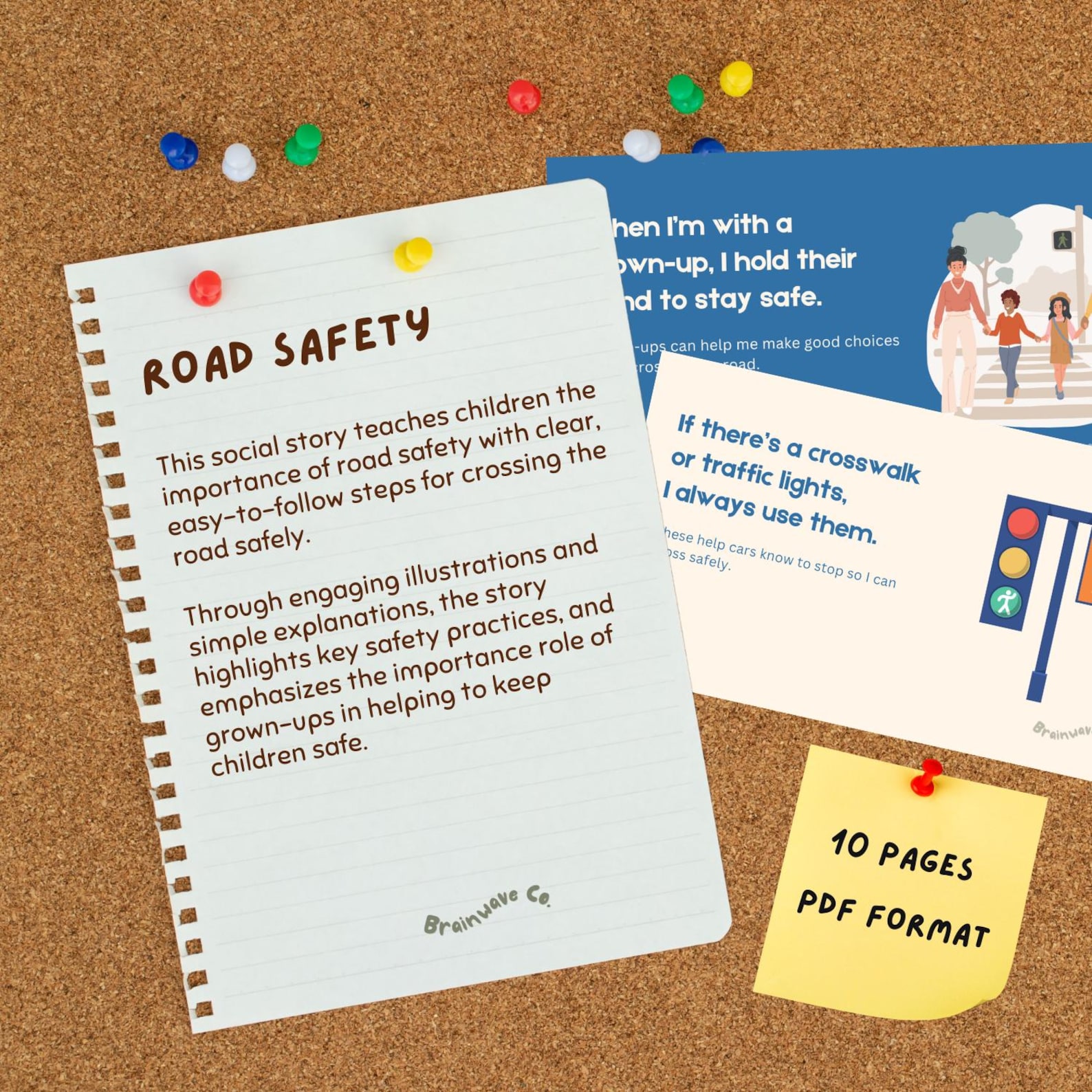 Social Story About Road Safety - Speech Therapy - Autism Nonverbal ...