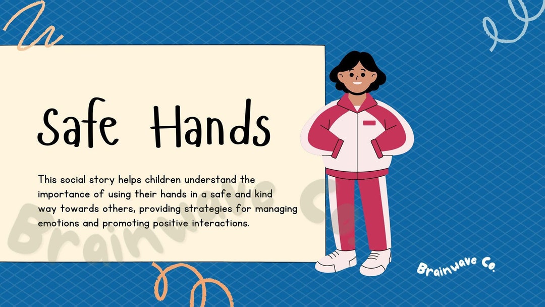 Social Story Safe Hands - Etsy